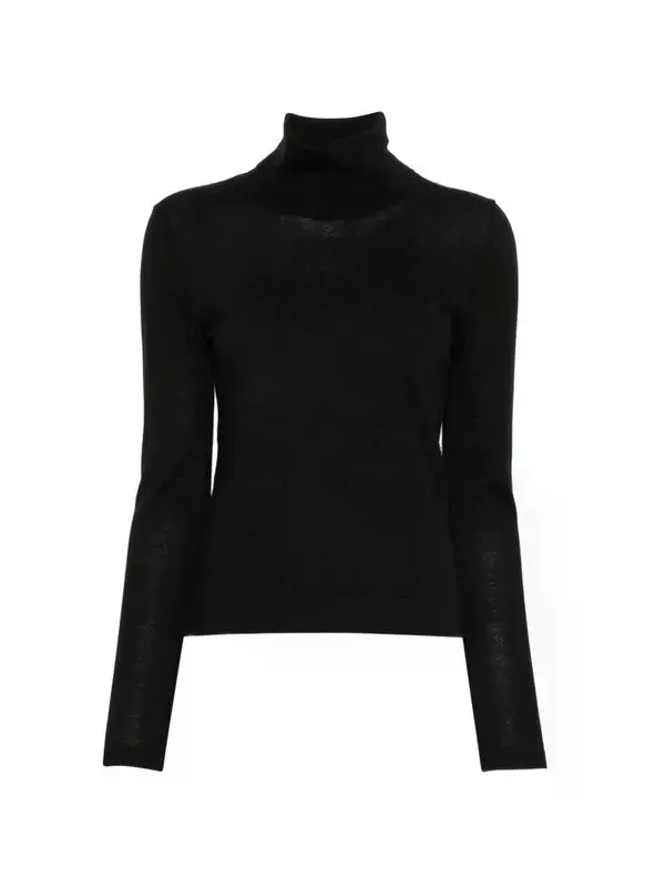 EMERSON RENALDI Ribbed Knit Roll Neck Sweater