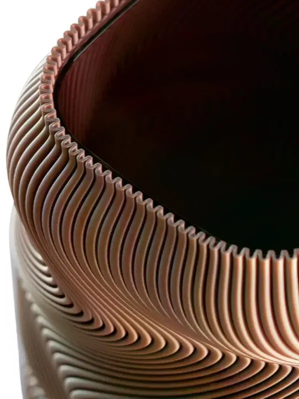 SHEYN Moiré Sculptural Vase