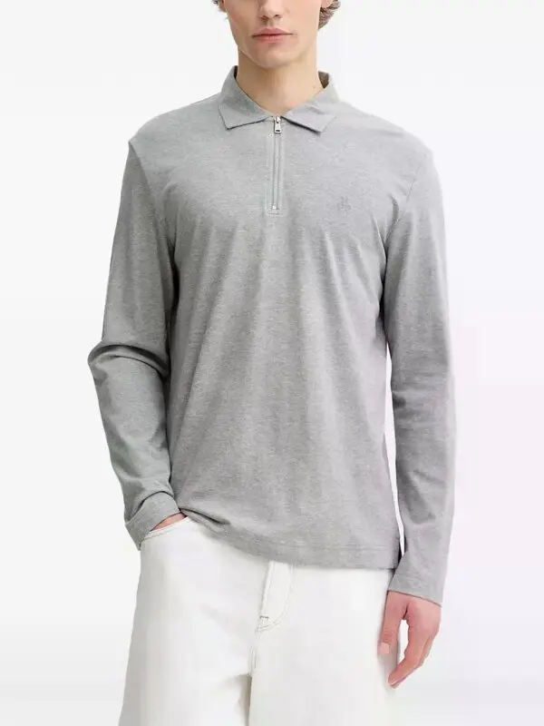 Marc O'polo Dfc Zip Long-sleeve Polo Shirt