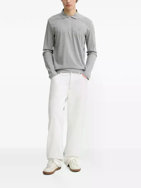 Marc O'polo Dfc Zip Long-sleeve Polo Shirt