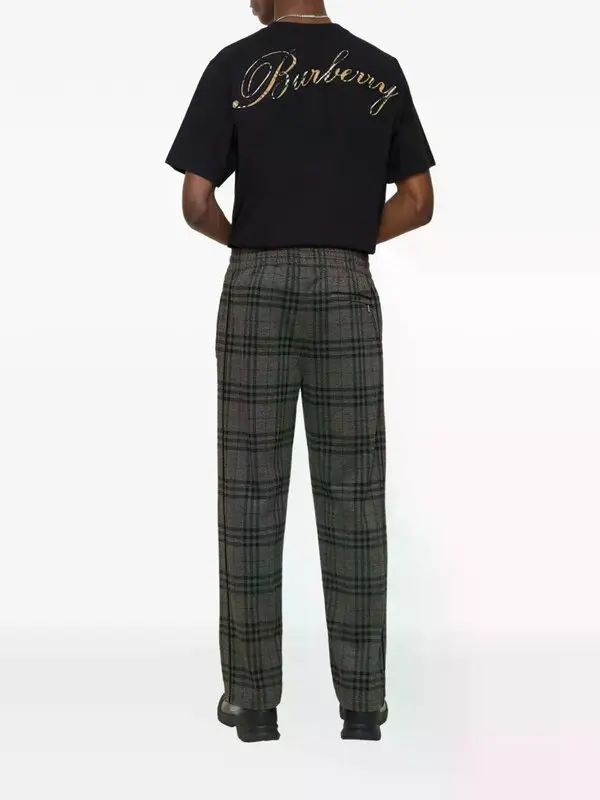 Burberry Check Drawcord Track Pants