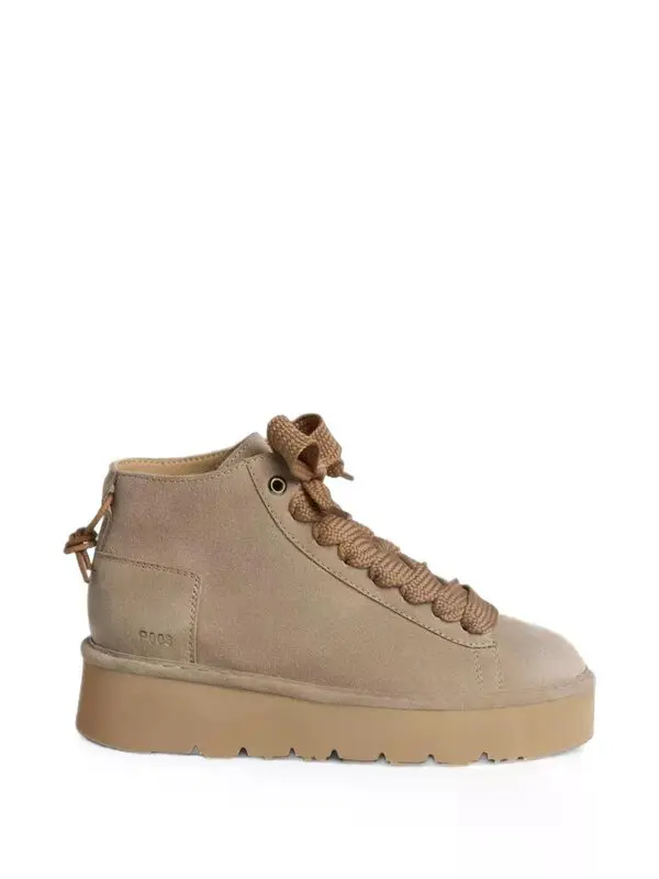 PANCHIC Platform Suede Sneakers - Neutrals