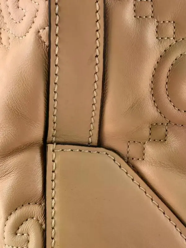 Gucci Convertible Boston Top Handle Bag Gg Matelasse Leather Medium Satchel