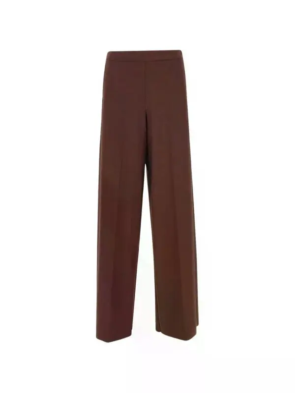 Marella Wide-leg Palazzo Pants - Brown