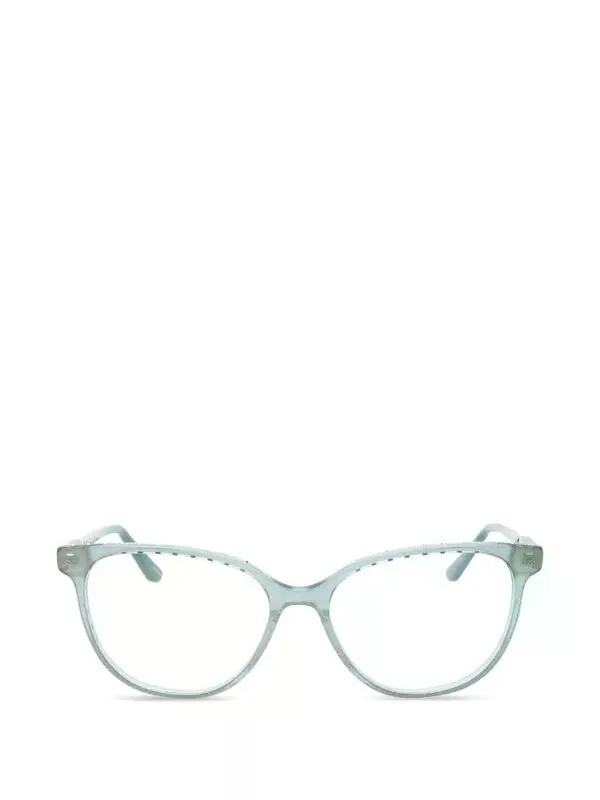 Juicy Couture Glitter-effect Round Frame Eyeglasses