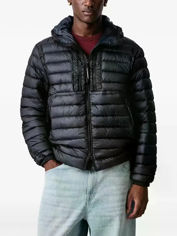 C.P. COMPANY Goggle Hooded Puffer Jacket