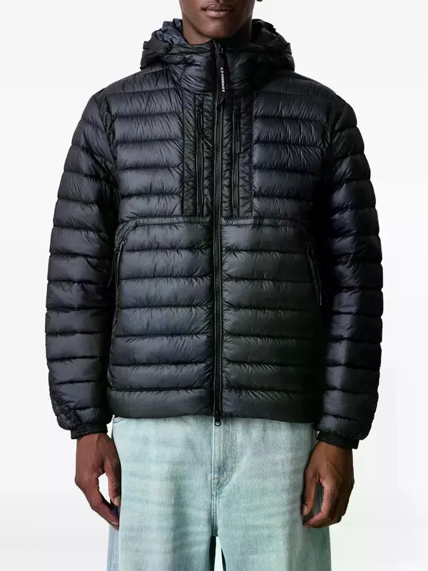 C.P. COMPANY Goggle Hooded Puffer Jacket