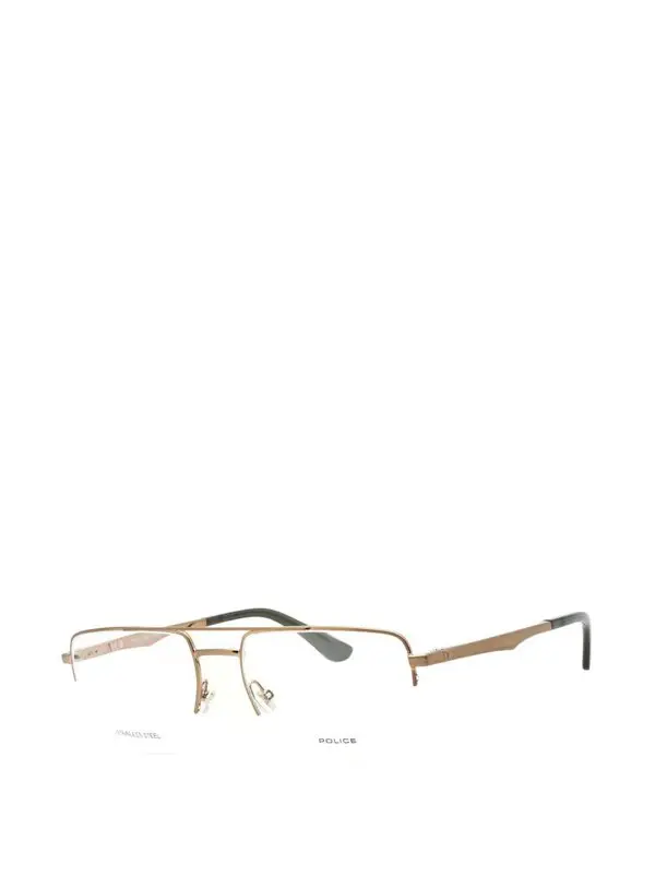 POLICE Pilot Frame Eyeglasses - Gold