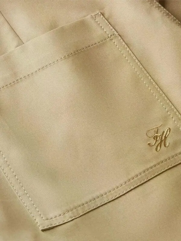 Tommy Hilfiger Pleated Wide-leg Trousers