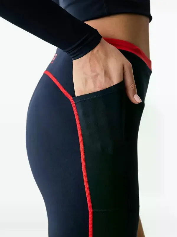 P.E Nation Rapid 5 Logo-print Panelled Shorts