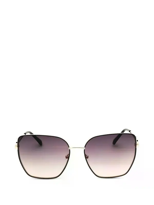 Guess Oversized Rectangle Frame Sunglasses - Black