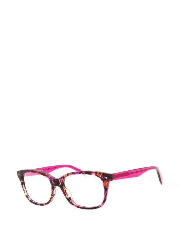 POLAROID Tortoiseshell-effect Rectangle-frame Eyeglasses - Brown