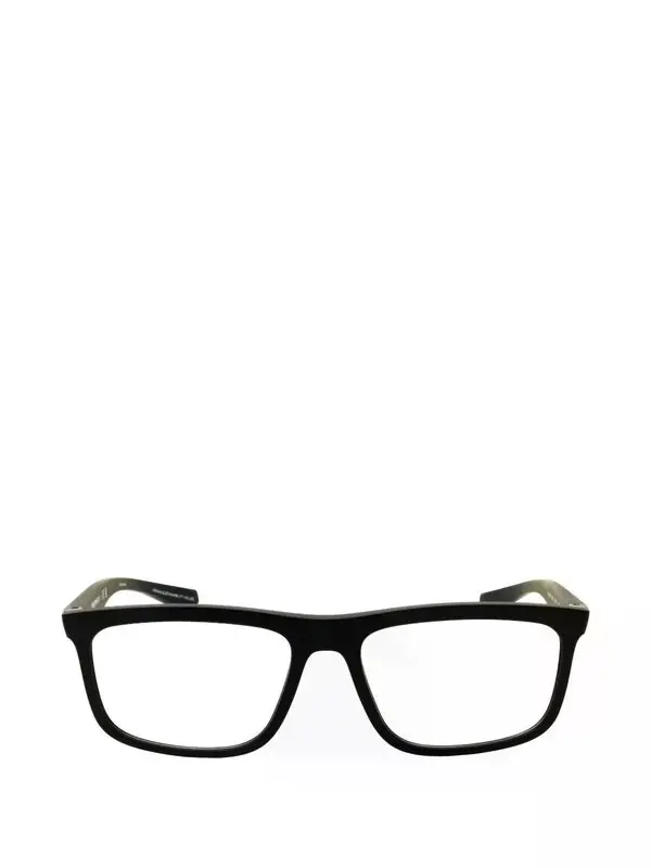 Emporio Armani Rectangle Frame Eyeglasses - Black