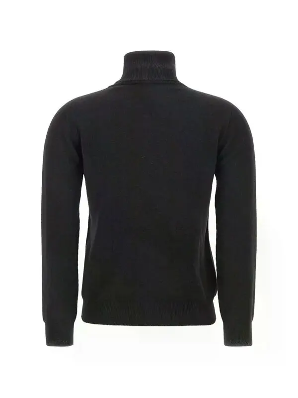 KANGRA Ribbed-trim Turtleneck Sweater