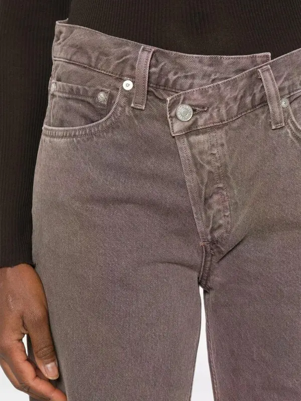 AGOLDE Criss-cross Straight-leg Jeans