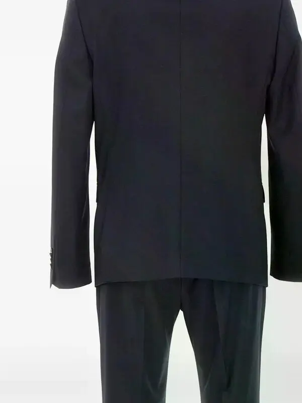 MANUEL RITZ Single-breasted Slim-fit Suit - Blue