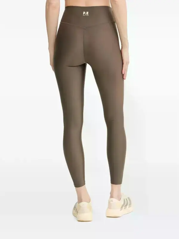 P.E Nation Logo-print Leggings - Brown