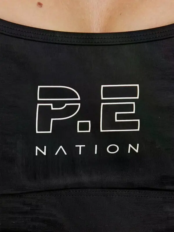 P.E Nation Logo-print Sports Bra