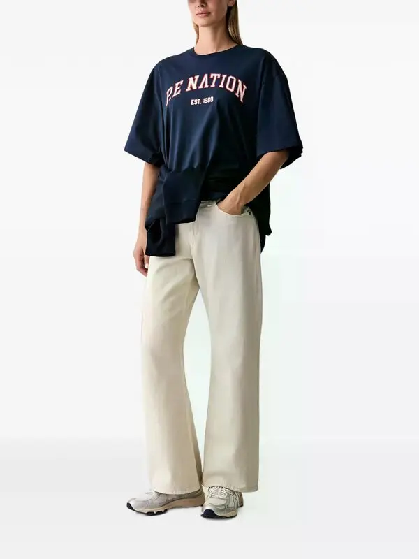 P.E Nation Core Logo-print T-shirt