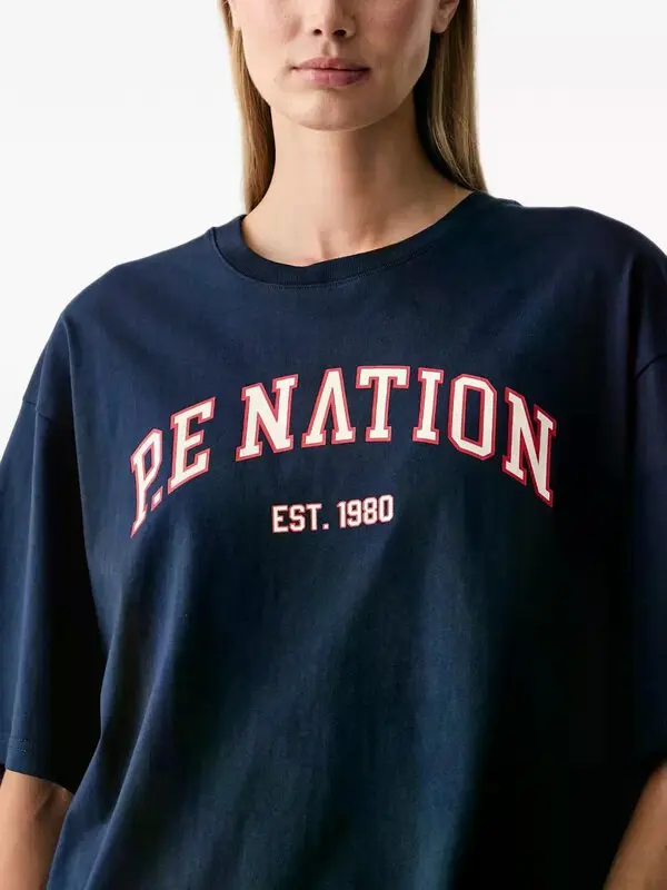 P.E Nation Core Logo-print T-shirt