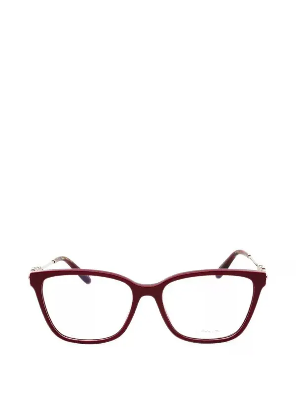 Chopard Crystal-embellished Rectangle-frame Glasses
