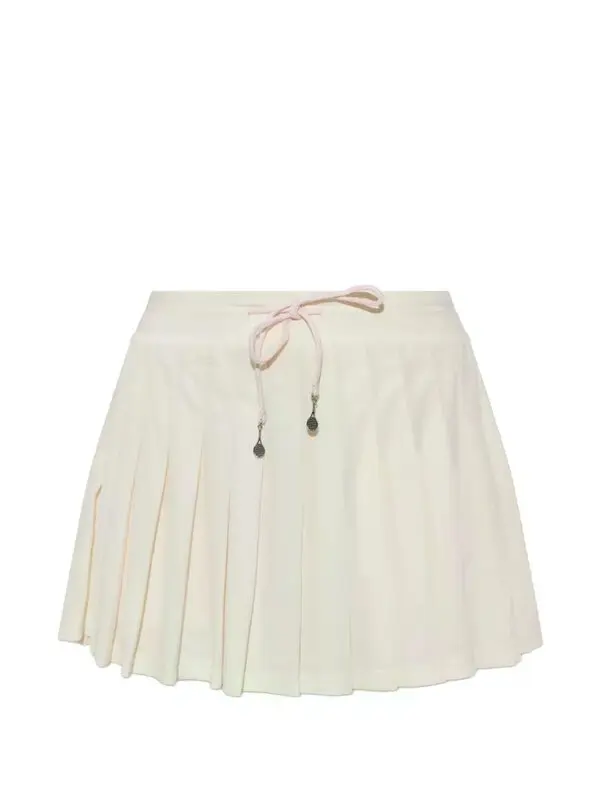 The Upside Cadiz Pleated Mini Skirt - Neutrals