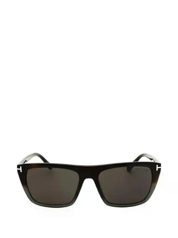 TOM FORD Rectangle-frame Sunglasses - Brown