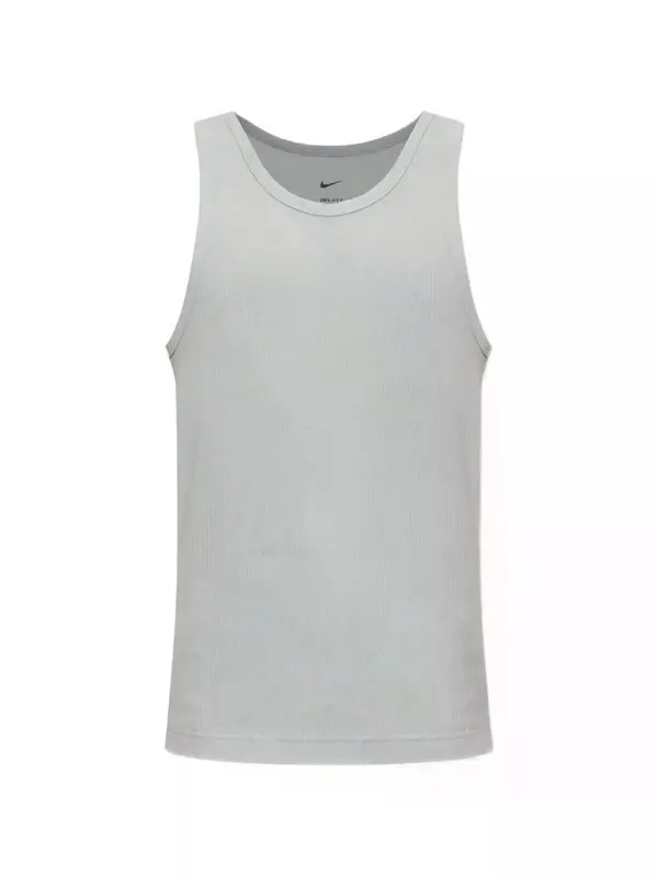Nike Nac Ribbed Logo-patch Vest - Grey