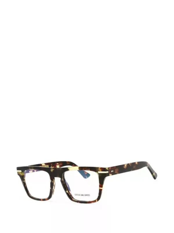 CUTLER & GROSS Rectangle-frame Glasses
