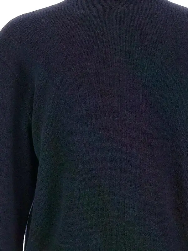 Paul & Shark Half-zip Contrast-trim Sweater