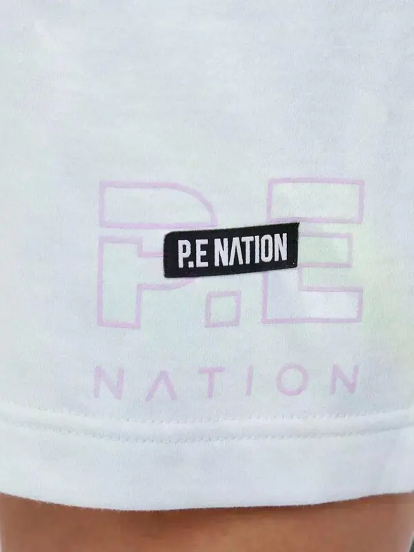 P.E Nation Logo-patch Jersey Shorts