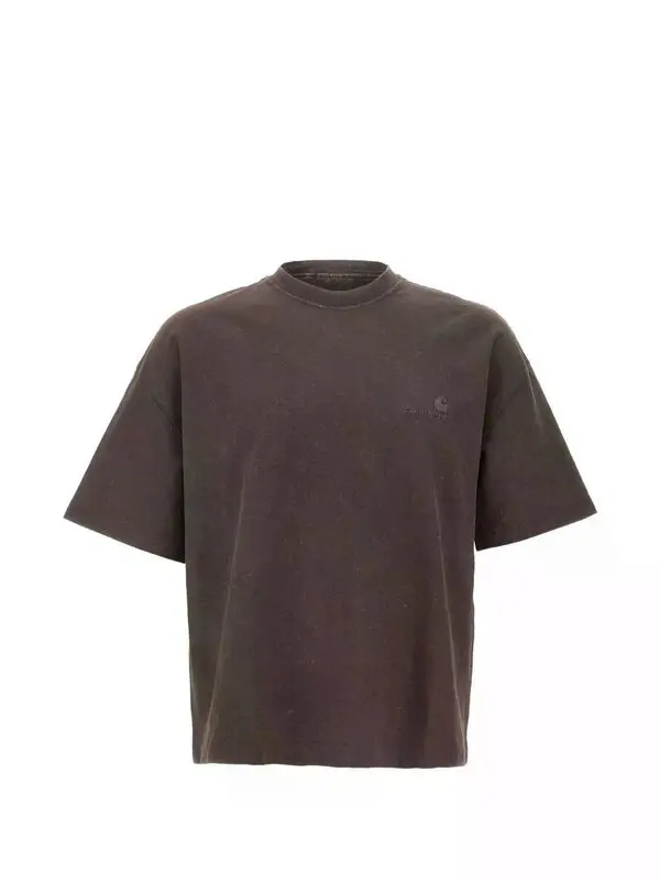 Carhartt Work In Progress Logo-embroidered T-shirt - Brown