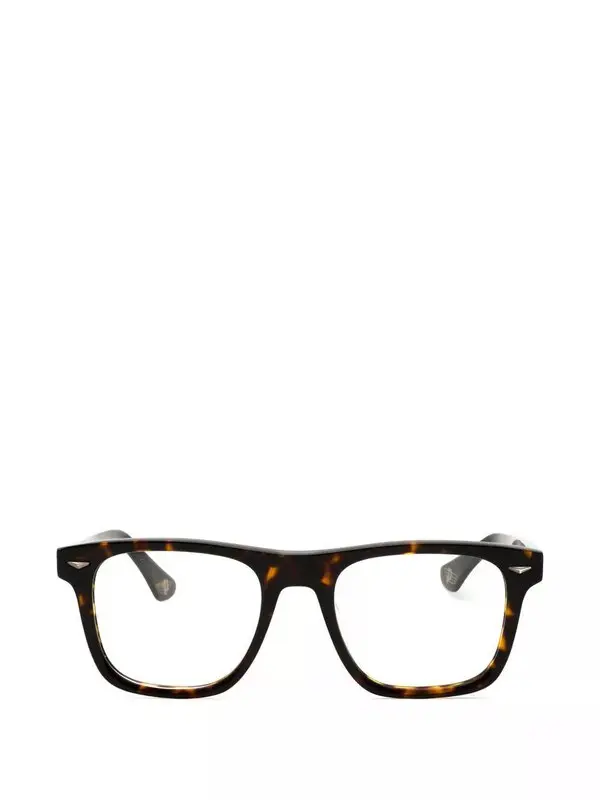 POLICE Tortoiseshell-effect Square-frame Eyeglasses - Brown