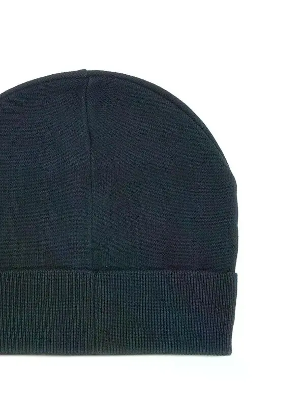 EA7 Visibility Jacquard-logo Beanie Hat