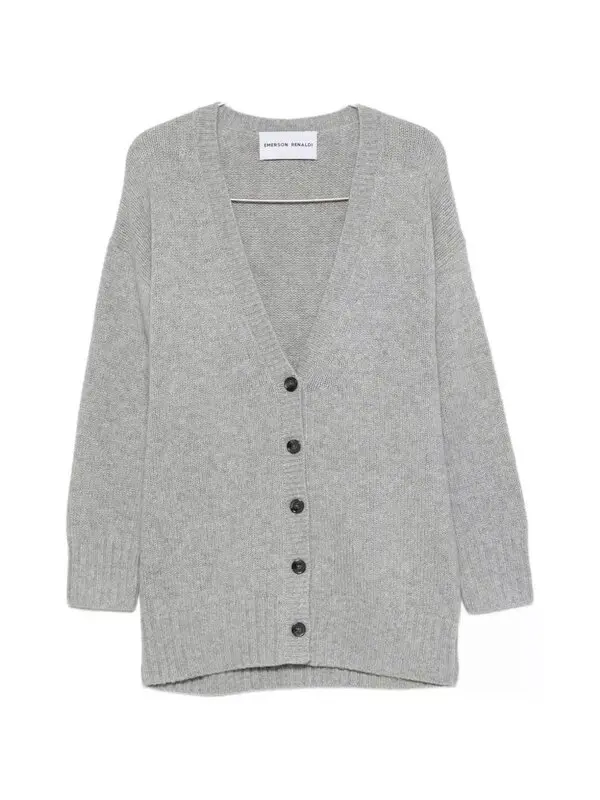 EMERSON RENALDI V-neck Ribbed Cardigan