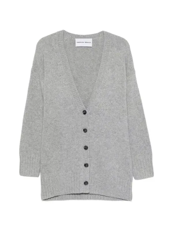EMERSON RENALDI V-neck Ribbed Cardigan