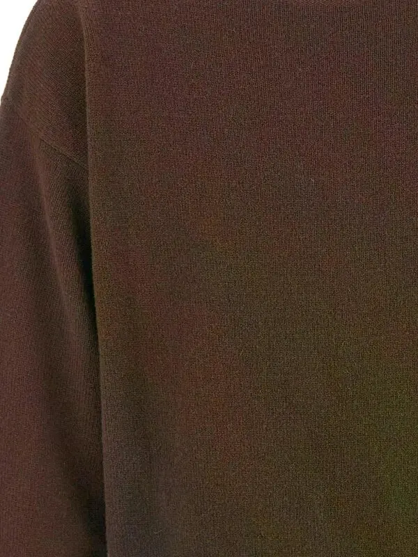 KANGRA Button-detail Crew-neck Sweater
