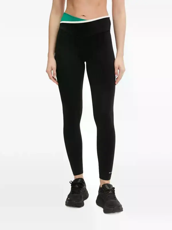 P.E Nation Logo-print Leggings - Black
