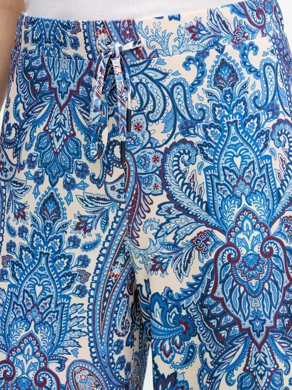 OUI Paisley-print Drawstring Trousers
