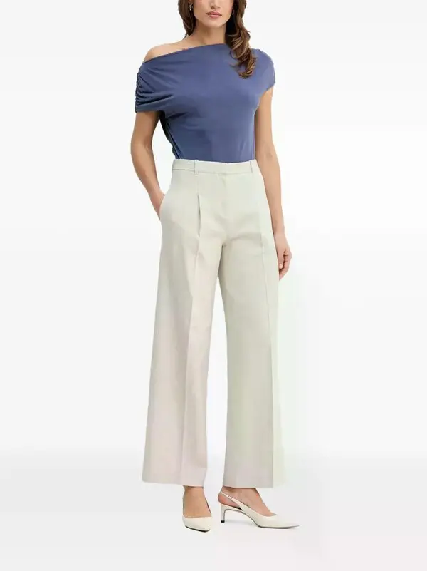 MOS MOSH Off-shoulder Ruched Sleeve Top