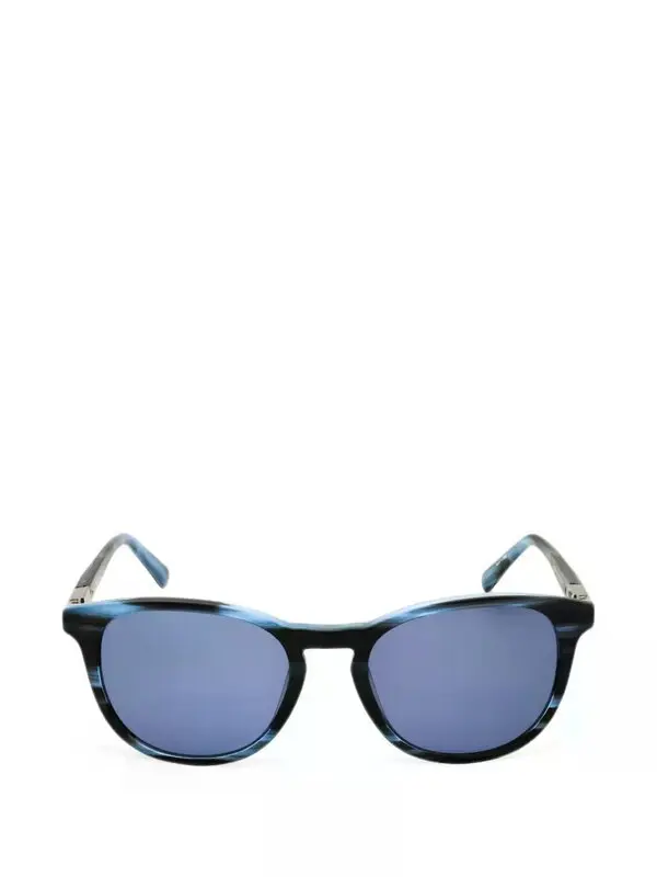 HARLEY-DAVIDSON Round Frame Sunglasses With Marbled Pattern