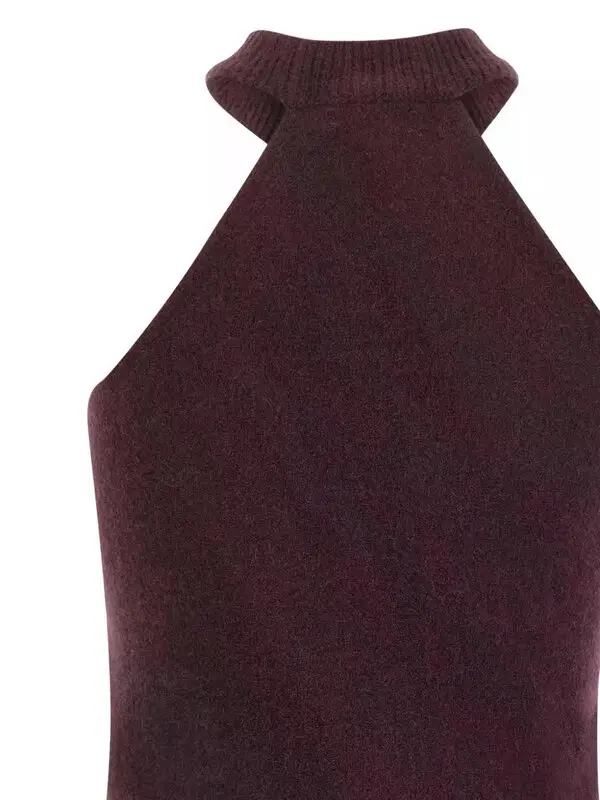 LANEUS Sleeveless Knitted Top