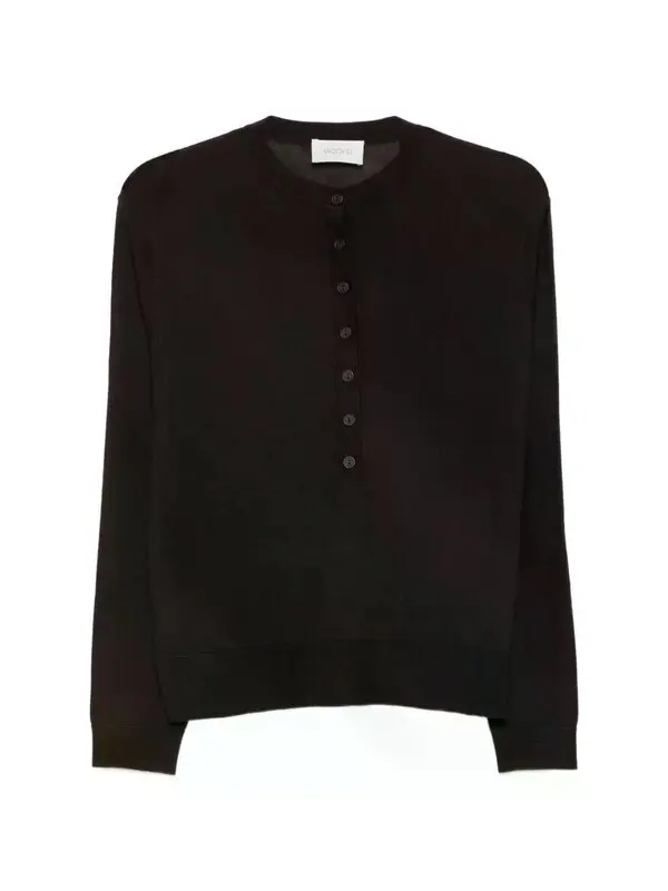 VICOLO Fine Knit Crew Neck Sweater