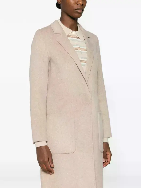 VICOLO Single-breasted Notch-lapel Coat