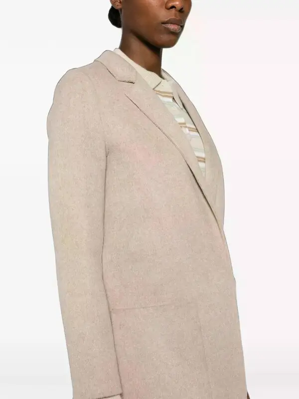 VICOLO Single-breasted Notch-lapel Coat