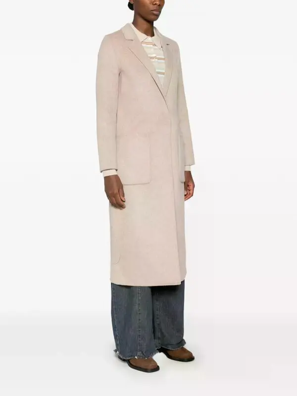VICOLO Single-breasted Notch-lapel Coat