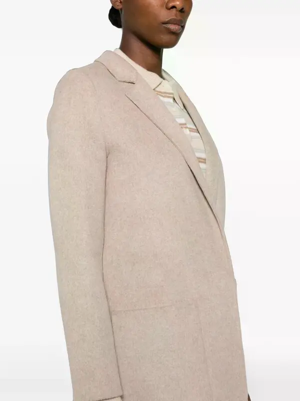 VICOLO Single-breasted Notch-lapel Coat