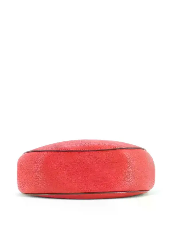 Chloé Drew Leather Small Crossbody Bag - Red