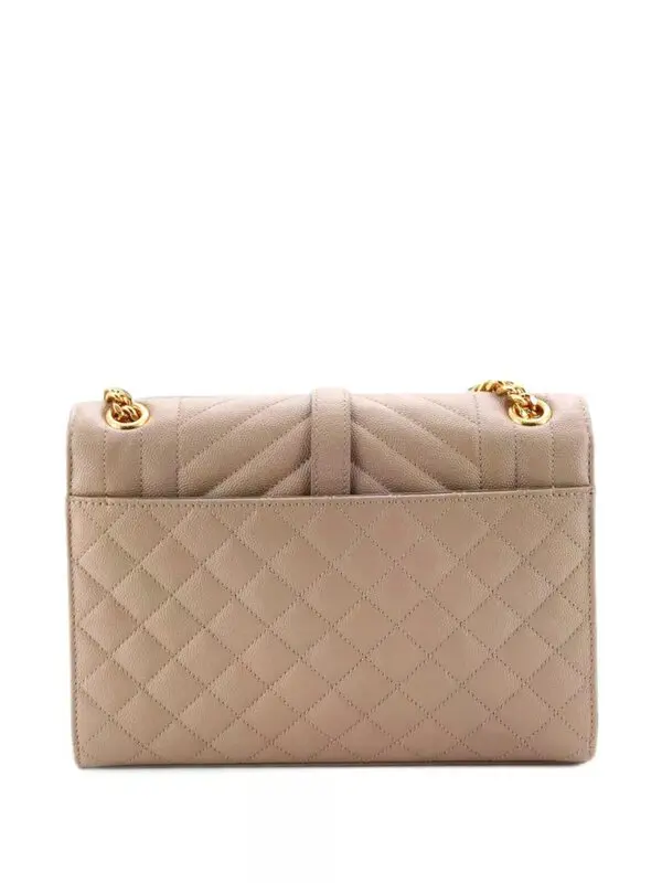 Saint Laurent Monogram Envelope Satchel Bag