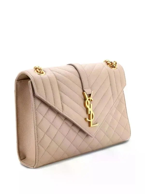 Saint Laurent Classic Monogram Envelope Satchel